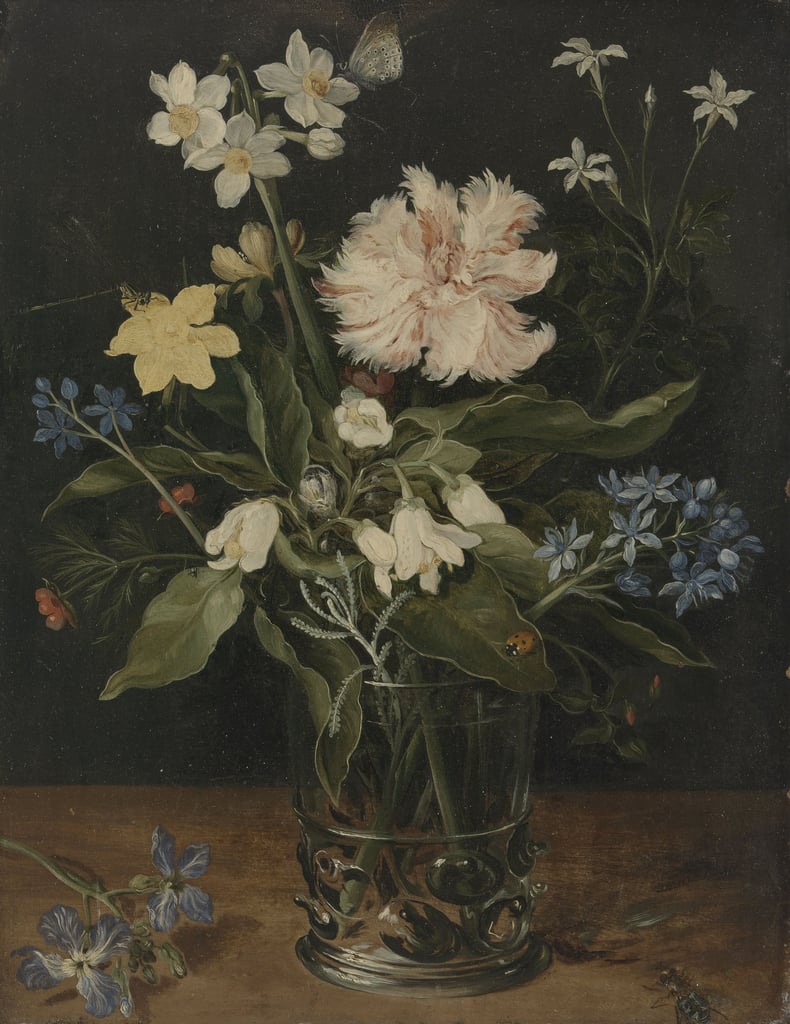 Stilleben mit Blumen im Glas, 1630
